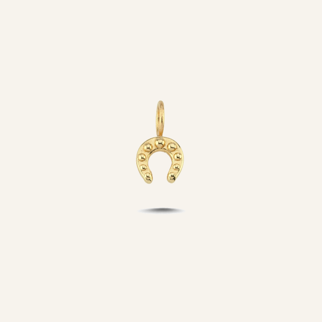 Pointy Horseshoe At Nalı Figürlü Altın Charm – Aja Jewels